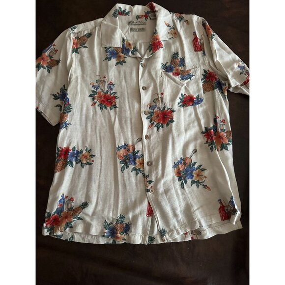 batik bay | Shirts | Mens Batik Bay White Short Sleeve Button Down With ...